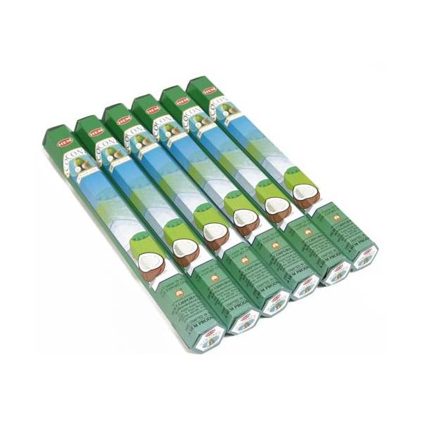 さっぱりとした甘さのココナッツの香りのお香。本物のココナッツを思わせる、定番の人気商品です。HEM（ヘム）はインドのムンバイに本社を構える、日本でもシェアＮｏ.1を誇るお香のトップブランドです。※送料無料商品以外の他の商品と一緒にご注文頂い...