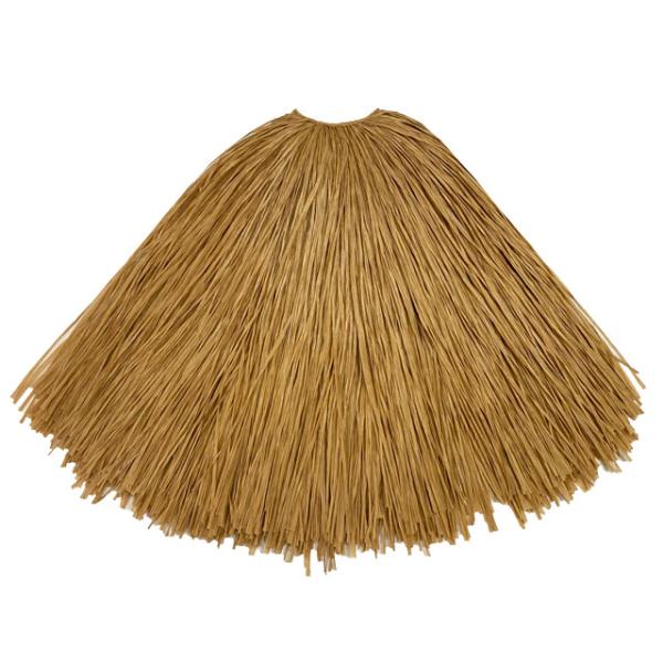 素材 ■化繊  サイズ ■ウエスト部分　約80cm丈　約75cm結び目1つに付、8本から14本に増量化繊　約600g以上商品について ■ラフィア風のスカートです。