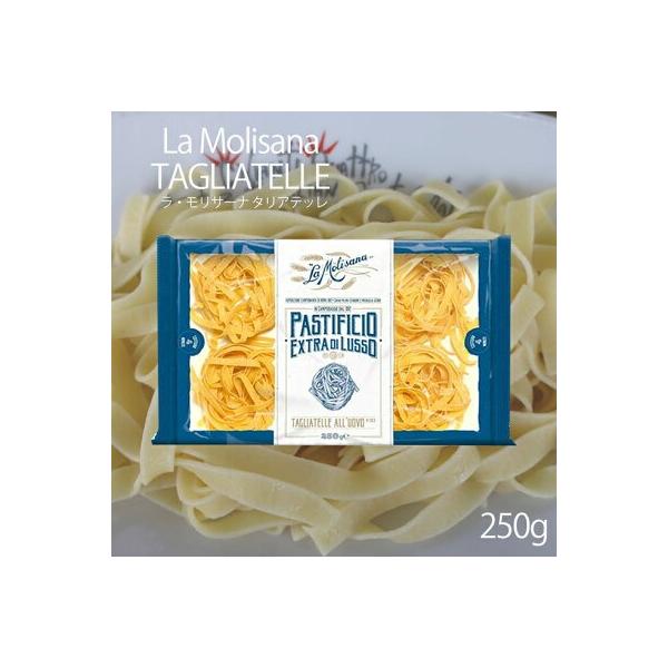 商品名：タリアテッレ・ウオーヴォ（No.203）ブランド：ラ・モリサーナ英語表記：TAGLIATELLE ALL'UOVO / LA MOLISANAカテゴリー：乾燥ロングパスタ名称：ヌードル原材料名：デュラム小麦のセモリナ、卵内容量：25...