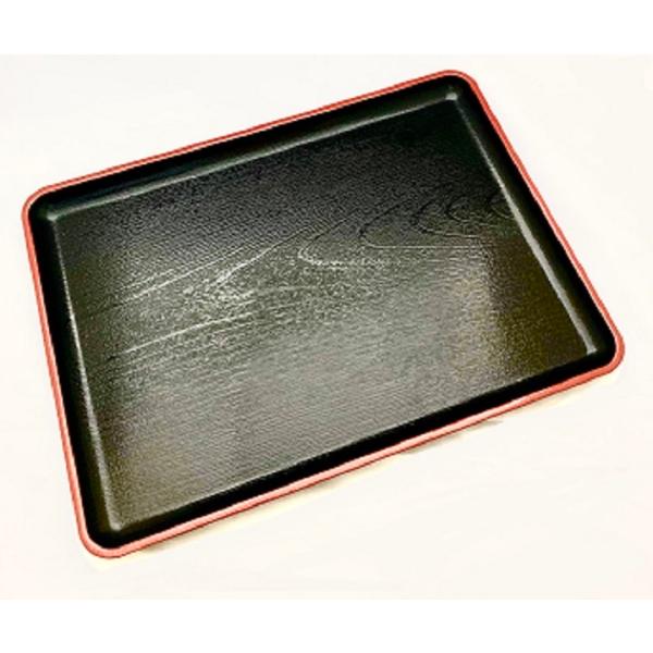 【発売日：2021年05月26日】サイズ：425×303mm　高さ：18mm材質：ABS樹脂耐熱温度：70℃木目模様日本製ノンスリップ加工はされておりません。業務用としても使用されております。様々な場面を粋に演出