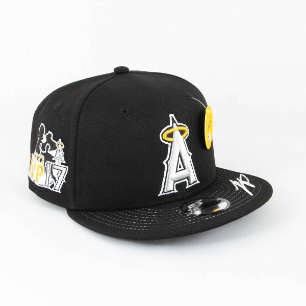 KIDS 子供用 ニューエラ Youth 9FIFTY 大谷翔平 American League MVP &amp; Home Runs Leaders ロサンゼルス・エンゼルス ブラックです。2023年ホームラン王とMVPを受賞した大谷翔...