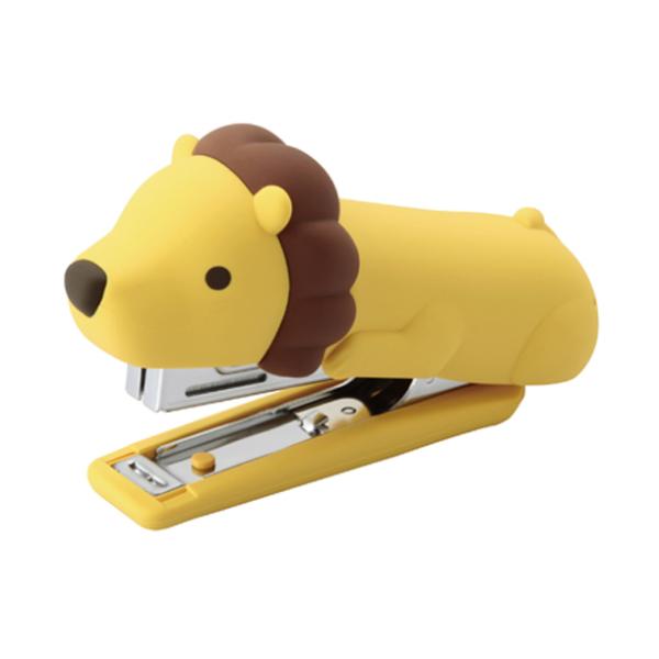 机の上に置きたくなる癒し系の仲間たちそれぞれが愛らしい陸地の生き物たちずっと触っていたいプニプ二さらさらな手触りのシリコンカバー信頼のマックスホッチキス仕様可能針　NO.10-1M、NO.10-1Mカラー針　本体サイズ　H60×W115 ×...