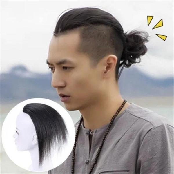 品名：メンズウィッグ（部分ウィッグ）カラー ：全3色素材：耐熱性ファイバーサイズ：写真参考産地：中国eiikobig の検索キーワード：男性用　メンズウィッグ ショート　ウィッグ 部分ウィッグ　つけ毛　グラデーション ウイッグ カール ウェ...
