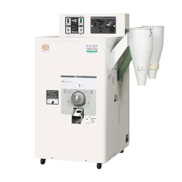 ・見やすい窓付白米排出口。重い籾袋も籾乗せ台で楽々投入。。・籾すり単独運転、精米と同時運転も可能。籾すり時に磨耗するライニングの交換が簡単に。ライニングの交換をお知らせするランプ付（ライニングセンサー）。・未熟米は選別処理してしいな口より排...