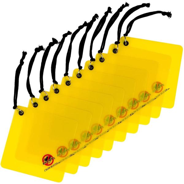 設置方法説明書・line無料サポート付き　　防鳥ネット、防鳥網のAmazonランキング1位カラスよけ 対策 カラス撃退 グッズ 果実園 畑 ゴミ置き場 屋上 カラスよけ カラス 対策に! 10枚（14ｘ14cm）☆ゴミネット ゴミ箱 の代わ...