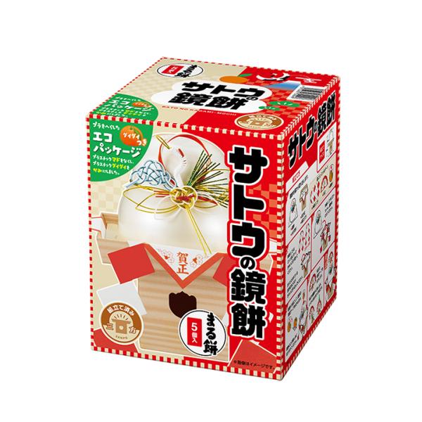 「サトウ食品 サトウのサッと鏡餅 まる餅入り 165g」は、手軽にお正月を演出できる鏡餅タイプの食品です。国内産もち米を使用し、ふっくらしたまる餅が個包装で入っています。組み立てが簡単でそのまま飾れ、お正月の伝統行事を手軽に楽しめます。食べ...