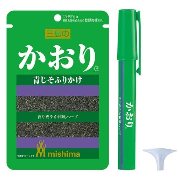 「三島食品 ふりかけ + ペンスタイル セット」は、家庭用のふりかけと持ち運びに便利なペンスタイルがセットになった商品です。付属のロートを使用することで、ふりかけをペンスタイル容器に簡単に詰め替えでき、外出先やお弁当でもお好きなふりかけを楽...