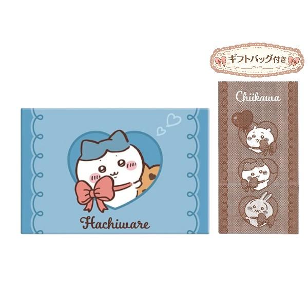 ・キャラクター：ハチワレ・内容：チョコレート菓子入りプチギフト・内容量：個包装チョコレート・カラー：青色デザイン・パッケージ：ギフト仕様パッケージ・メーカー：ハート・保存方法：直射日光・高温多湿を避けて保存ちいかわのハチワレデザインを使用し...