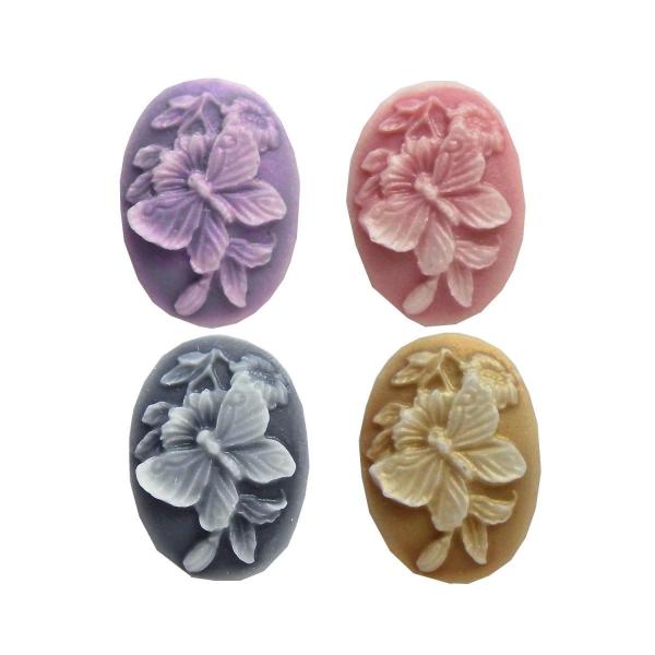 ・サイズ:約18×25mm ・5個セット・UVレジン、デコ素材としてご利用いただけます