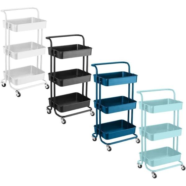 棚のタイプ 階層型シェルフ推奨最大重量 60 キログラムこの商品について【組立簡単】組み立て式ネジを締めていくとバッチリ固定され動かなくなります。一人でも簡単に組み立てることができます。非常に簡単です。２本のパイプがあって、ワゴンをしっかり...