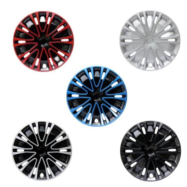 【高品質ユーロスポーツ風ホイールカバー】本商品は、ABS樹脂とPP素材を使用した耐久性の高いホイールカバーです。ホイールの傷隠しや保護に効果的で、アルミホイールよりも低コストで扱いやすく、気軽に交換や塗装ができます。【サイズ展開】12インチ...