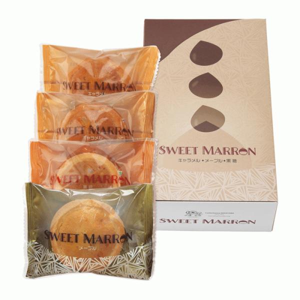 黒糖・メープル・キャラメルの3種の生地に栗を刻んで練り込んだ風味豊かなタルトケーキです。詰め合わせ内容：メープル1個キャラメル2個黒糖1個＜計4個入＞【賞味期間：3ヵ月〜6ヶ月】※包装済サイズ：W106xD175xH53mm（207g）●お...