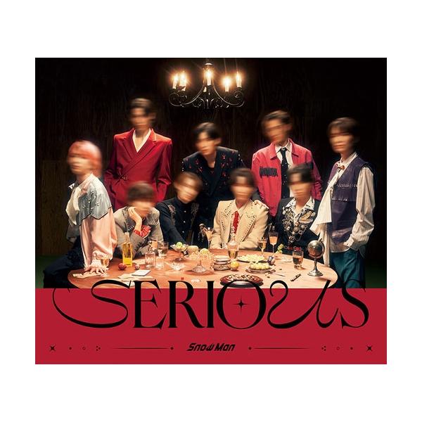 【発売日：2025年07月23日】Snow Man、約1年ぶりとなる12枚目のシングル「SERIOUS」が発売。表題曲「SERIOUS」は渡辺翔太が主演を務める映画『事故物件ゾク 恐い間取り』の主題歌。映画の世界観とリンクするような不気味な...