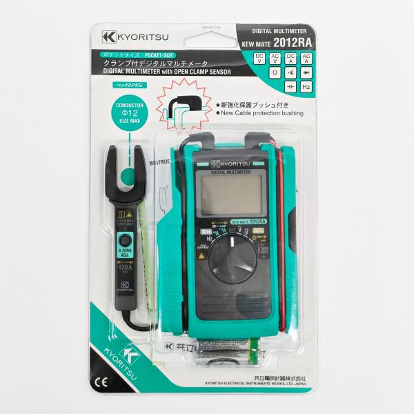商品名：クランプ付デジタルマルチメータ型番：KEW MATE 2012RAメーカー：共立電気計器（KYORITSU）付属品：取扱説明書コンディション：未開封品です。単4電池が2本入っていますが、期限が切れています。※商品の仕様に関する質問に...