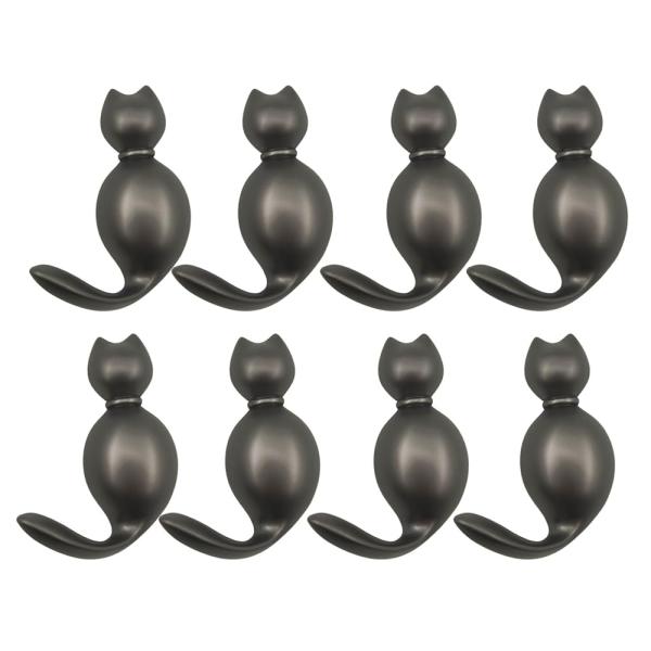 「商品情報」猫のシルエットが愛らしい、おしゃれで可愛いウォールハンガー。鍵かけや小物、コート掛けなどのウォールフックとして、玄関やリビングをすっきり整えながら可愛く収納。ねこの壁掛けフックは、コンパクトながらしっかり掛けられる実用設計。鍵置...