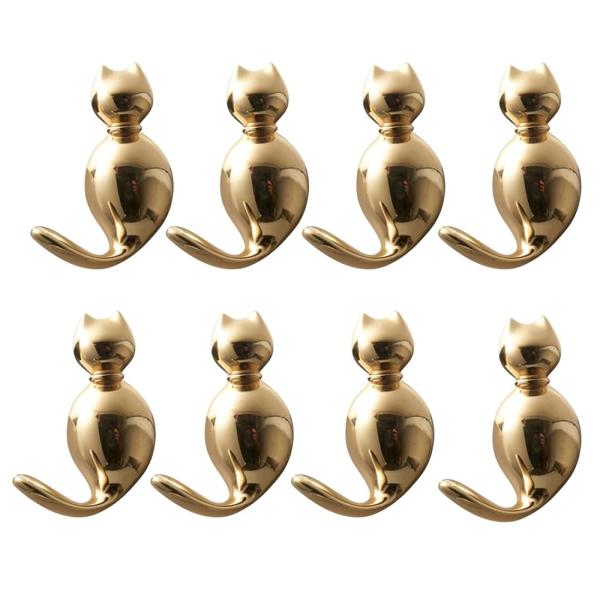 「商品情報」猫のシルエットが愛らしい、おしゃれで可愛いウォールハンガー。鍵かけや小物、コート掛けなどのウォールフックとして、玄関やリビングをすっきり整えながら可愛く収納。ねこの壁掛けフックは、コンパクトながらしっかり掛けられる実用設計。鍵置...