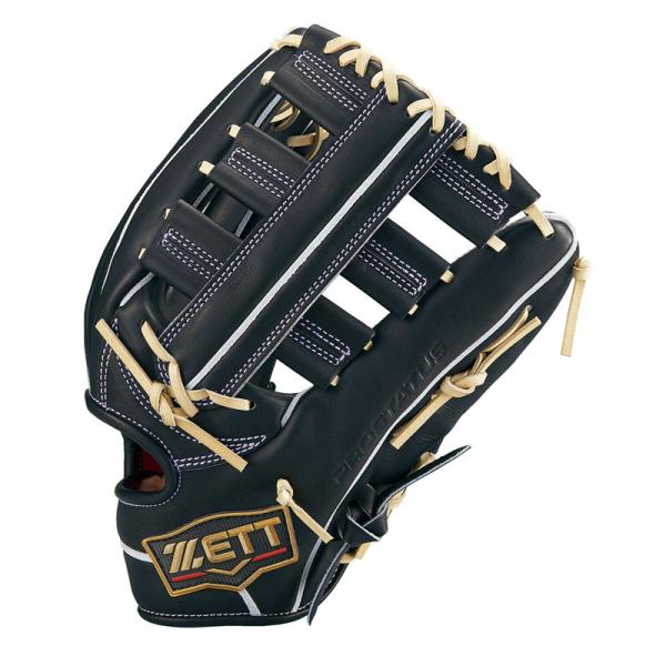 ●ZETT 硬式 野球 PRO STATUS SE●外野手 グラブ グローブ●メーカー希望小売価格:￥59,000＋税素材 天然皮革製 キップレザー重量：680ｇ（+-30ｇ）サイズ：8仕様：手口逆巻き、小指２本入れ設計、678型カラー：1...