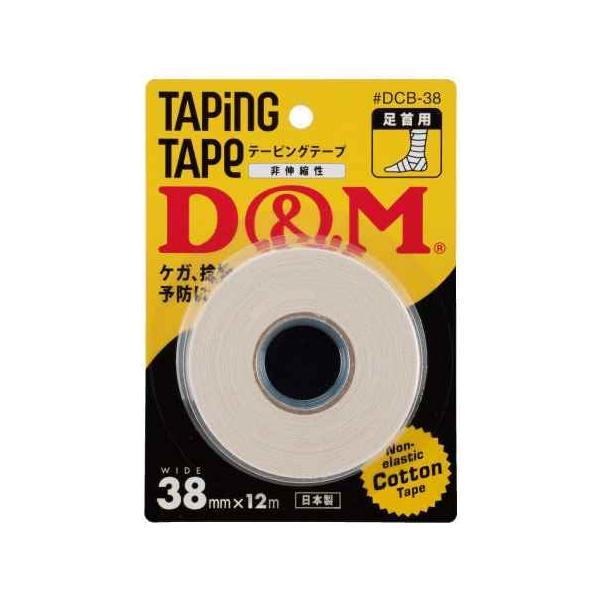 ●非伸縮性コットンテープ 足首用 スポーツテープ●メーカー名：D&amp;M(ディー&amp;エム)●メーカー品番：DCB-38●メーカー希望小売価格：￥500+税▲デザインは予告なく変更されることがございますのであらかじめご了承ください。...