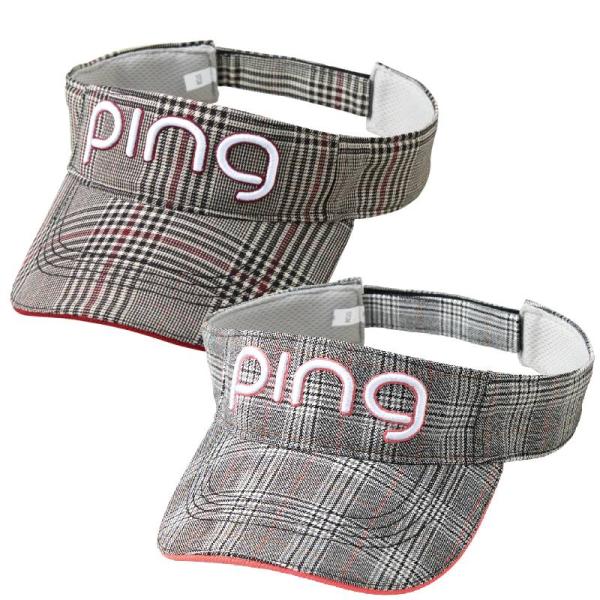 チェック柄のバイザーサイズ：フリー(56-58cm)　素材：ポリエステル57.7% レーヨン33.8% アクリル4.6% ポリウレタン3.9%掲載商品は実店舗や弊社別ネット通販店で在庫を共有しておりますため、万一お取り寄せで日数を要する際や...