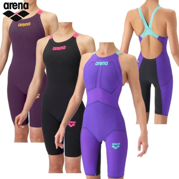 【競泳水着】アリーナトップレーシングモデル。「AQUAFORCE STORM CPタイプ」。公式大会に出場するために必要なWORLD AQUATICS（世界水泳連盟）承認モデルの布帛素材を使用した競泳水着。アリーナ史上初の”ねじり構造”によ...