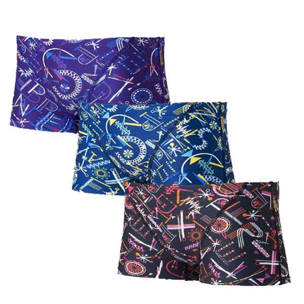 ★メンズトレーニング水着　ショートスパッツ★N2MBC585★組成複合繊維 (ポリエステル/ポリエステル)５７％ ポリエステル４３％★素材  U-Fit　ポリエステル100％ ★股下　5.5cm(M)※公式大会では使用できません。