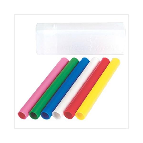 小学校低学年向きのリレーバトンです。<br>●素材：ポリエチレン<br>●サイズ：直径２．９ｃｍ×長さ２９ｃｍ<br>●重さ：４０ｇ／１本<br>●ケース付き<br>