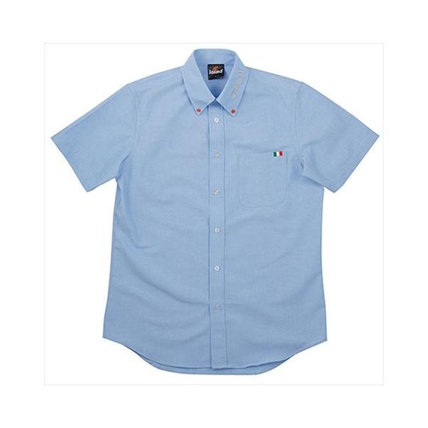 普段使いにも最適なオックスフォードシャツ。襟元にはロゴの刺繍と胸にはイタリア国旗がオシャレ度アップ！コーチや移動時のウエアとしてオススメです。<br>素材：ポリエステル<br>