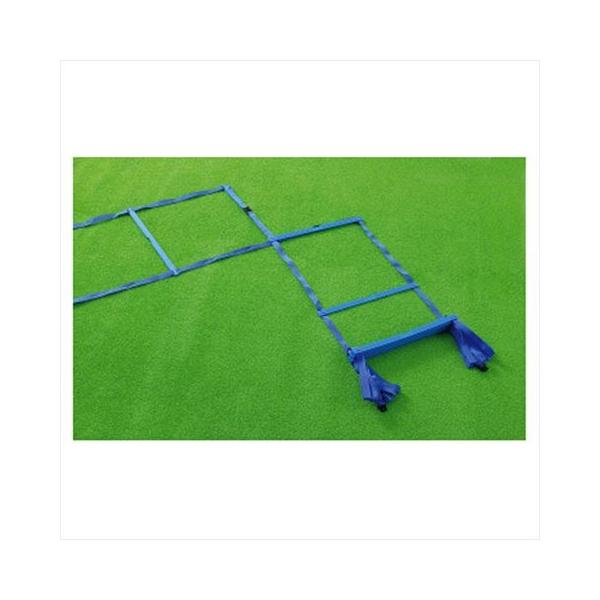 俊敏性などを養う神経系トレーニングに。屋外・屋内どちらでも使用可能。<br>素材：プレート/プラスチック、ロープ/ポリプロピレン<br>長さ：9ｍ（3ｍｘ3本）、幅0.5ｍ（1マス0.5ｘ0.5ｍ）<br&gt...