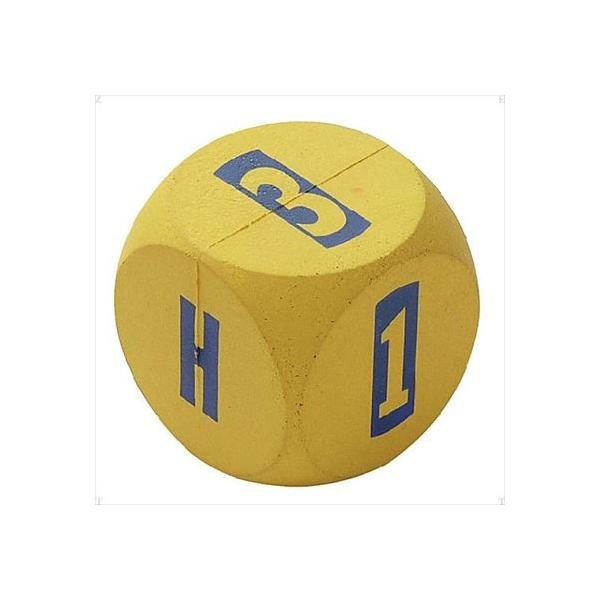 ●頭と体の瞬発トレーニングボール●書かれた数字＆文字に即反応、見て→脳に伝達→投げる。イレギュラーボールを捕って出た目の塁に投げる。ゲーム感覚のトレーニング<br>●直径：５４ｍｍ<br>●重さ：８６ｇ<br>