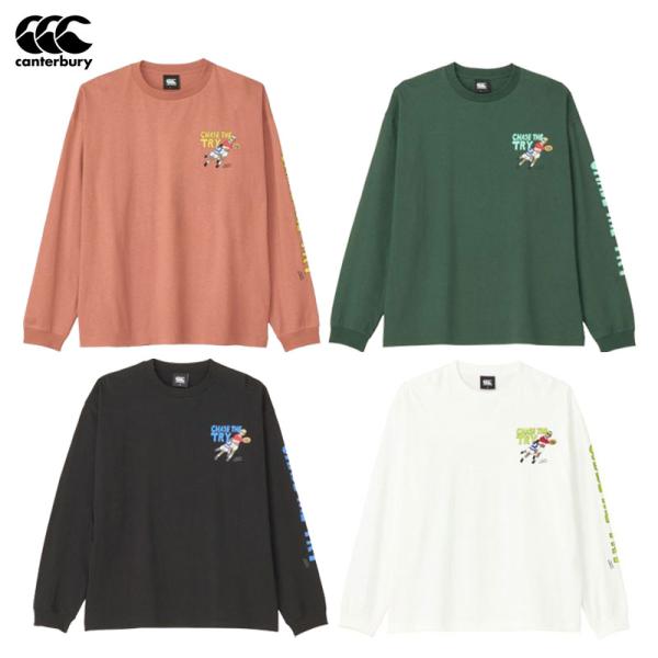 グラフィックデザイナーmidori komatsuが、「カンタベリー」「ラグビー」「ニュージーランド」をテーマに、オリジナルで書き下ろしたグラフィックをプリント加工したロングスリーブTシャツ。シルエットは、身幅やアームホールに余裕を持たせた...