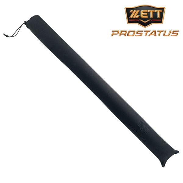 特別限定品柔かく、かさばらないニット素材バットケース。多本入れバットケースに収納時のバットの保護にも。ロゴマーク/黒糸刺しゅう入り(本体右側)●プロステイタス バットケース1本入れ●メーカー名：ZETT●メーカー希望小売価格：￥1,200+...