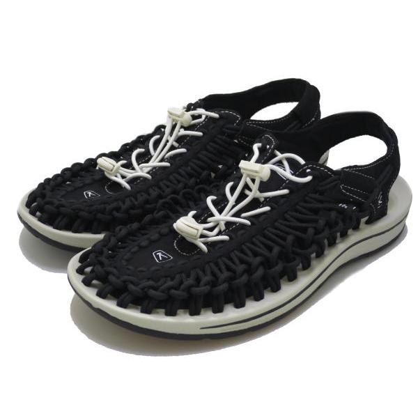 【1027435】Black/Silver Birch※この商品の着用感はきつめです。0.5cm程度大きめをお勧めします。・パテント取得済みのインターロッキングコードシステム、２本のポリエステル製伸縮コードが足の動きに合わせて変形。・KEE...