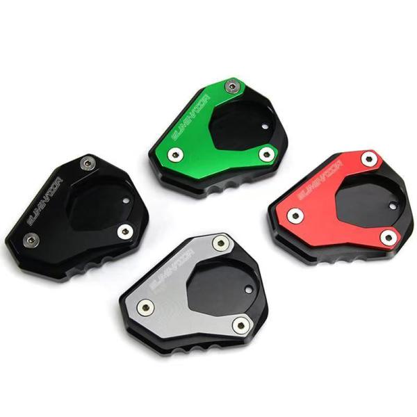 ★CNC 加工、陽極酸化表面★FOR Eliminator エリミネーター Eliminator SE エリミネーターse 450 500 SE  E450 E500 2023-2024 用 適合★サイドスタンドの足の面積を増やす拡大器で転...