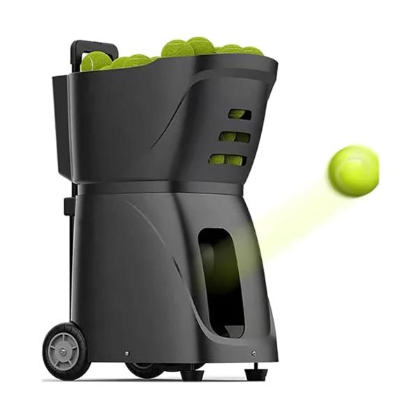 【テニスボールランチャー】あらゆるサーブとショットを正確に制御する自動テニスボールランチャー。 個人練習に最適な、あなたのソロテニストレーナーとして機能し、コート上でのスキルを向上させるためのさまざまなドリルを提供します。【高品質ボールサー...