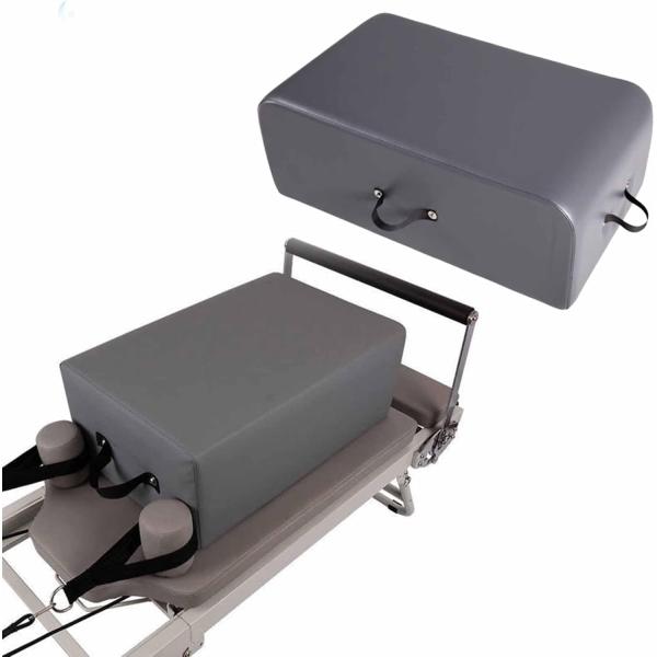 すべての改革者ピラティスマシンの一般的なサイズ：64x39x25cmは、ピラティススタジオ、ピラティスリフォーマーマシンホーム、折りたたみ式改革機などのすべてのピラティス改革機に適しています。3つのハンドルのピラティスボックス：ピラティス愛...