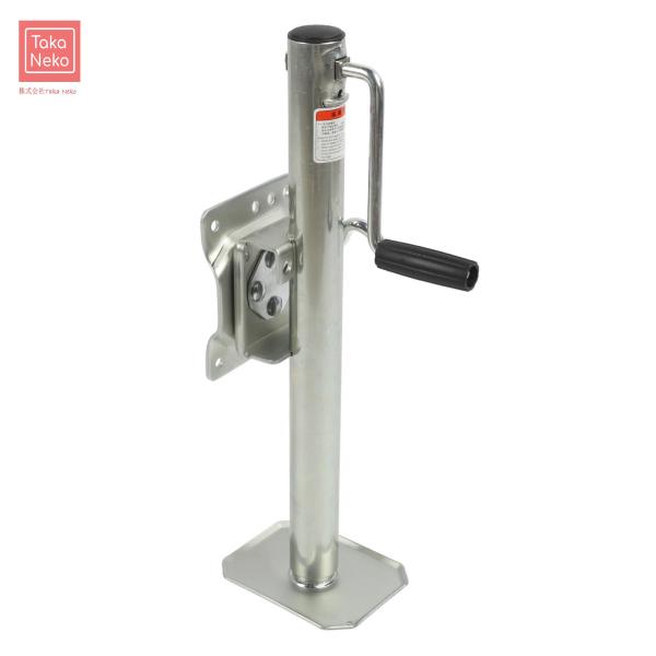 サイド回転ハンドル：革新的なデザインはサイド回転ハンドルを備えており、操作が簡単で、ATV UTVヨットトレーラーRVの取り扱いに最適です。調整可能なデザイン: この1200ポンドのトレーラージャッキは、さまざまな要件に合わせて調整可能な機...