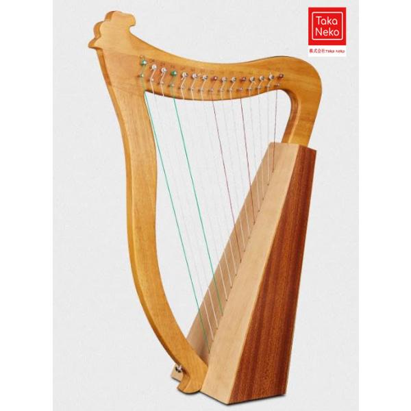 起源：竪琴は西部で最も早く撥弦楽器です。ルネッサンス以来、西洋音楽の象徴でもあります。マルチストリング：ハープには複数のストリングがあり、耐久性があります。ピアノの音が部屋全体を満たします。弦が短いほど、ピッチが高くなりま絶妙なデザイン：伝...