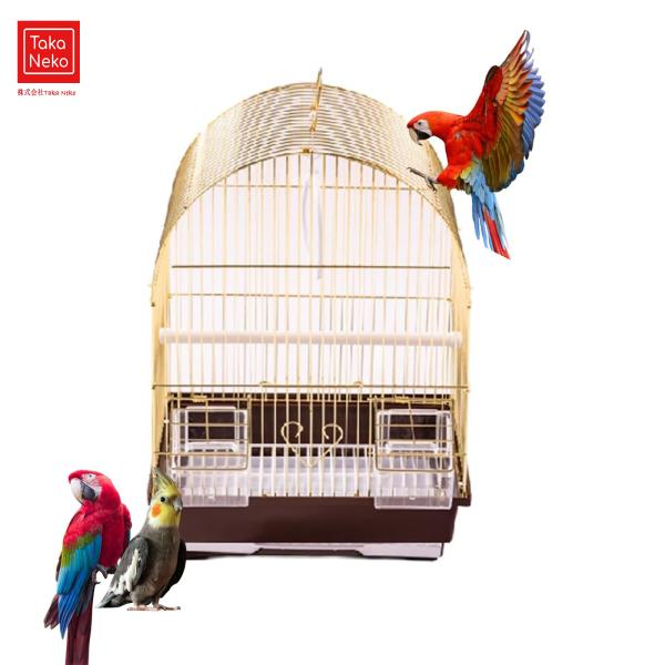 ??【掃除セット付】今だけ、鳥かごをご購入いただくと、手が汚れずに使える便利な清掃2点セットを無料でプレゼント??。掃除が簡単で、収納もスムーズに行えます。??【コンパクトで使いやすいデザイン】可愛いデザインでありながら機能的な鳥かご。限ら...