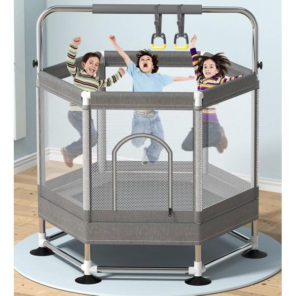 【お子様の健やかな成長に！】お子様の体力とバランス感覚の育成に役立ちます。ジャンプをするだけで簡単に運動ができ、楽しみながらふくらはぎの筋肉を鍛えることができます。また、バランス感覚やリズム感も身につけることができます。【安心感UP！ネット...