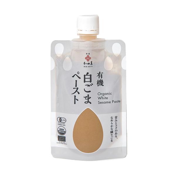 内 容 量：80g原 材 料：有機白いりごま（国内製造）保存方法：直射日光・高温多湿をさけ常温で保存。冷凍や冷蔵での保存は分離しやすくなります。賞味期限：製造日より1年産　　地：ボリビア又はメキシコアレルギー表示：ごま