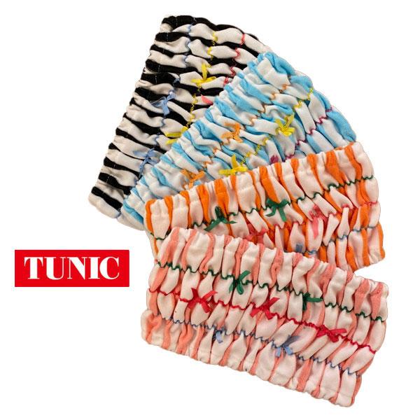 大人気のキュートなヘアバンド！ふわっとした手触りで優しくフィットします。散りばめられたリボンがアクセントになってとってもキュート。洗顔やメイク時はもちろん、屋外のスポーツなどにも活躍します。たくさん色を揃えて気分で使い分けてもいいですね♪