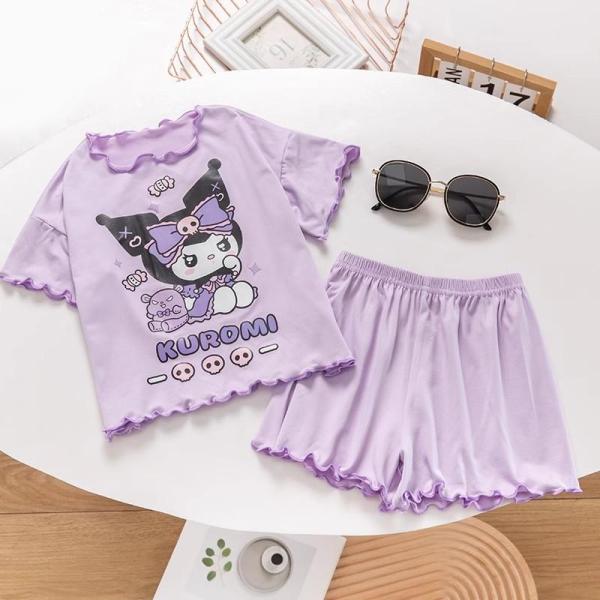 パジャマ 子供 夏 クロミ シナモンロール キティちゃん マイメロ キッズ 上下セット 半袖 ｔシャツ 短パン 部屋着 可愛い キャラクター 男の子 女の子素材：ポリエステルサイズ：110、120、130、140、150。子供の誕生日プレゼ...
