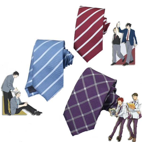 ハイキュー!! ネクタイ 白鳥沢 梟谷 音駒 キャラ  コスプレ 制服用 JK/DK 卒業式 通学 通勤 イベント 男女兼用 学生 おしゃれ 誕生日 プレゼント 贈り物 材料： ポリエステルサイズ：約145cmスタイル：「ハイキュー」好きの...