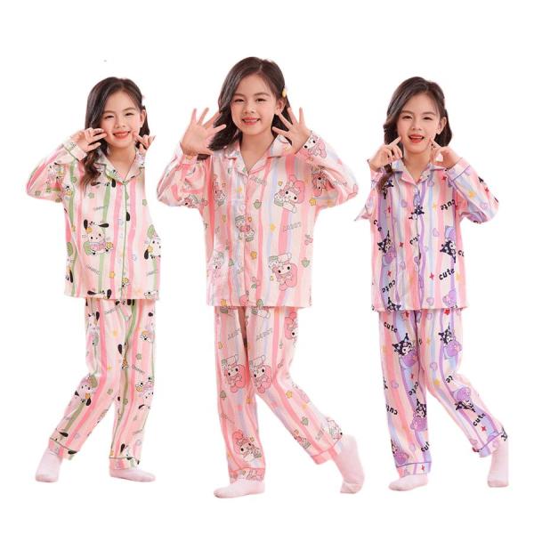 前開き パジャマ ちいかわ キッズ ルームウェア クロミ ポチャッコ 女の子 長袖 かわいい ガールズ 春 夏 秋材質：ポリエステルサイズ：100、110、120、130、140、150。太っている方は大きめのサイズをお買い求めください。誕...