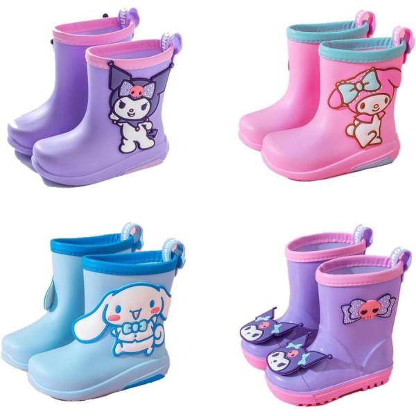 レインシューズ 子供 シナモロー クロミ マイメロ レインブーツ キッズ 女の子 男の子 かわいい おしゃれ 靴 長靴 通学 雨靴通園【主な材料・原料】塩化ビニル樹脂【特徴】雨の日も思わず外に出たくなる、キュートなデザインのレインブーツ男女...