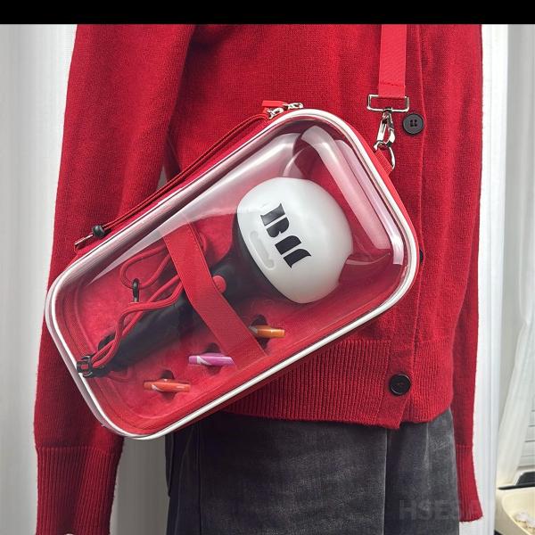 BABYMONSTER ライトバッグ収納ケース ? PVC+EVA保護素材使用BABYMONSTER ライトや応援グッズを安全に収納・携帯できる専用ケースです。高耐久素材でライトを保護し、コンサートやイベントでの活用に最適なアイテムです。【...