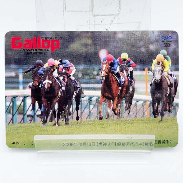 [タイプ] Gallop ギャロップ QUOカード 阪神JF アパパネ 蛯名正義騎手[状態] 未使用品