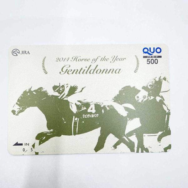 [タイプ] ジェンティルドンナ QUOカード 500円分 2014年度代表馬[状態] 未使用品