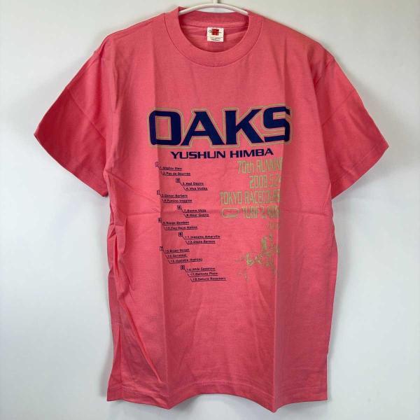 [タイプ] 第70回 オークス Tシャツ 2009 勝ち馬ブエナビスタ[表記サイズ] M[カラー] ピンク[身幅] 約49.5cm[着丈] 約66.5cm[状態] 未使用品