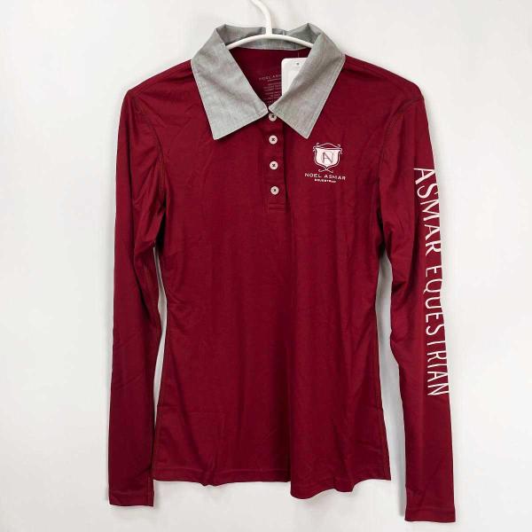 [ブランド] ノエルアスマール NOEL ASMAR[タイプ] Classic Screen ロングスリーブ 長袖 ポロシャツ ライディングシャツ[表記サイズ] XS[対象] レディース[身幅] 約38cm[着丈] 約55cm[状態] 未使用品